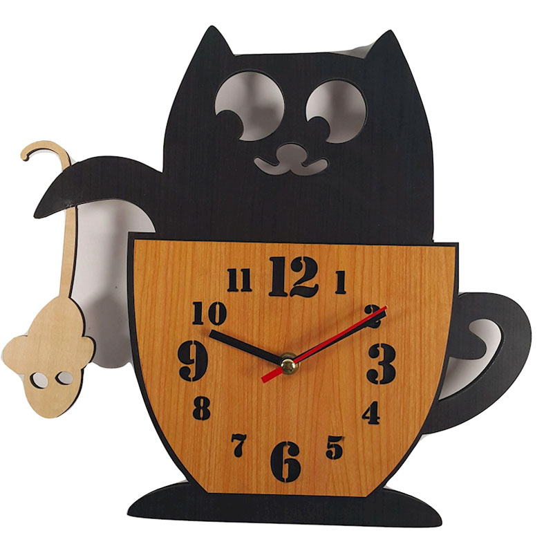 Wall Clock 3D – “Mouse & Cat” – PROAKTIF MEDIA SDN BHD